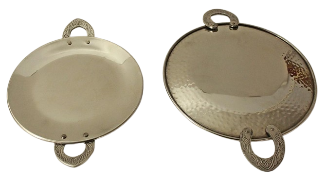 Stainless Steel Tawa / Starter Plate - 7" - 10" #21393 | DesiClik.com, USA