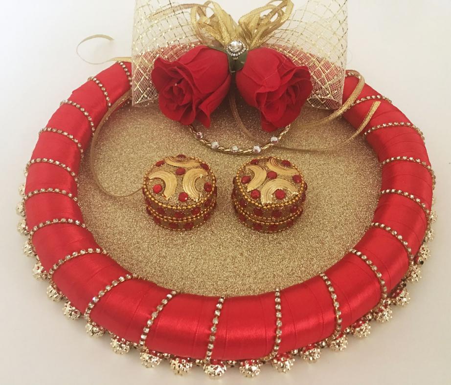 Ring Tray, Platter, Indian Wedding Ring Tray #28726 | DesiClik.com, USA