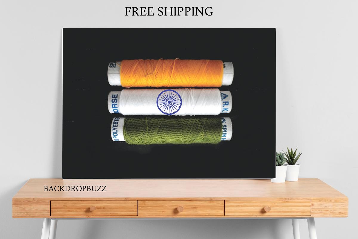 Indian Flag Threads Landscape poster 28 × 18 inches #52200 | DesiClik ...