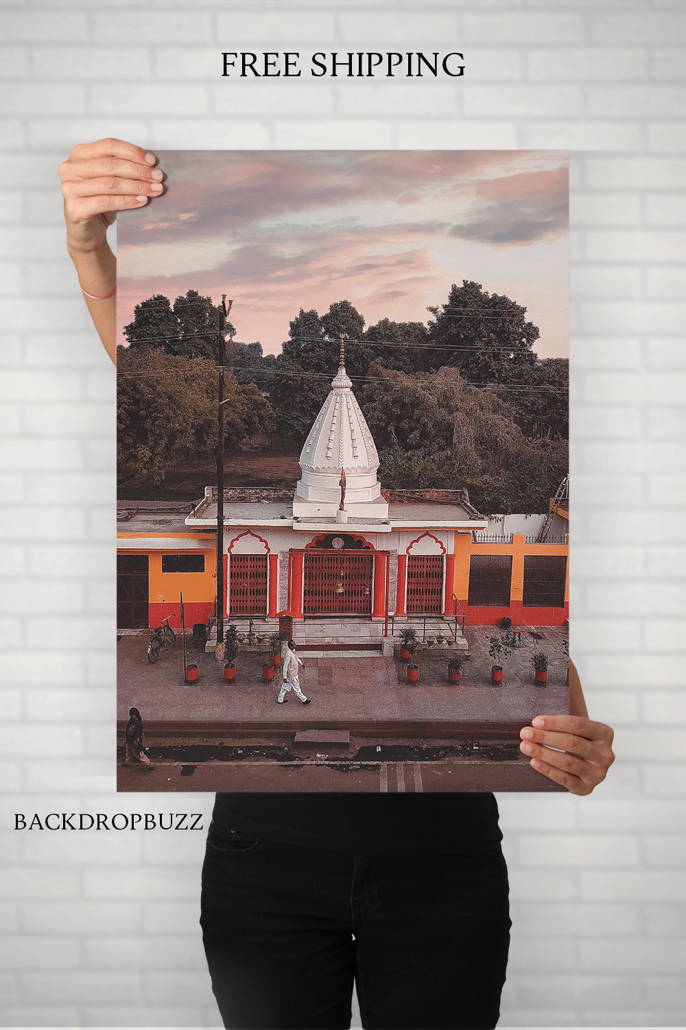 Indian Temple Potrait Poster 18 × 28 inches #52141 | DesiClik.com, USA