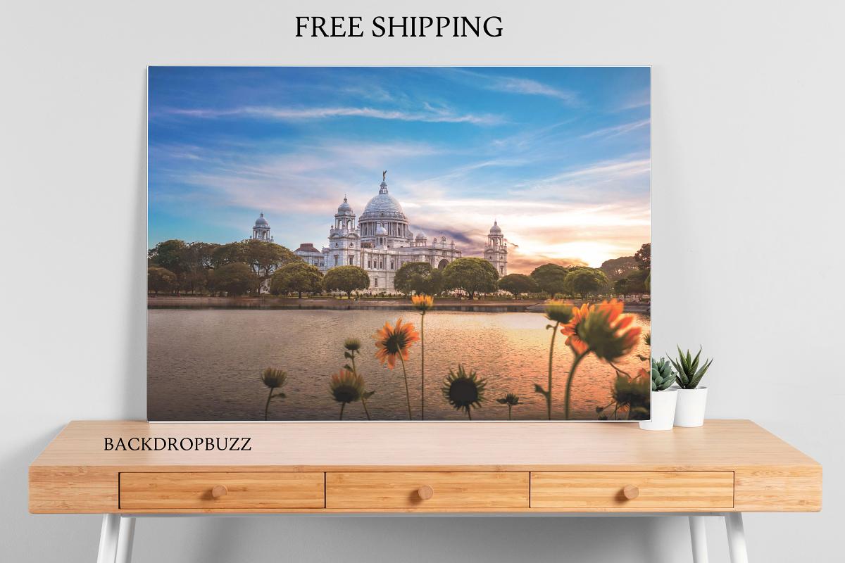 Victoria Memorial Landscape poster 28 × 18 inches #52391 | DesiClik.com ...