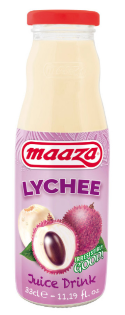 Maaza, Lychee Juice Drink. 33cl (11.19fl. oz) #51515 | DesiClik.com, USA