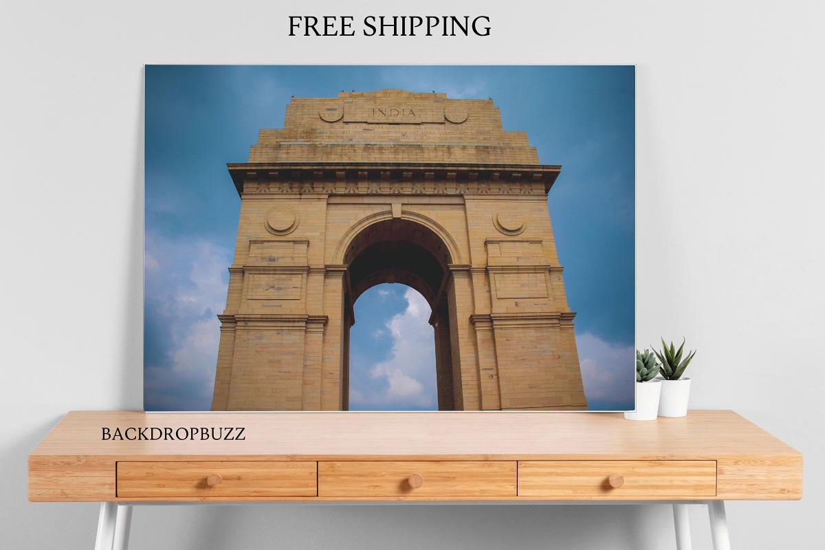 India Gate Landscape poster 28 × 18 inches #52146 | DesiClik.com, USA