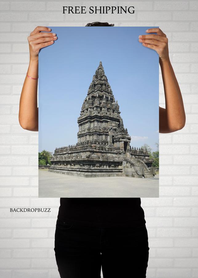 South India Temple Potrait Poster 18 × 28 inches #52236 | DesiClik.com, USA