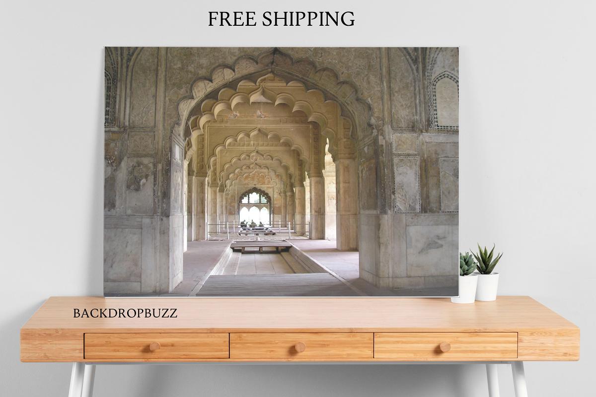 Red Fort Interior Landscape poster 28 × 18 inches #52237 | DesiClik.com ...