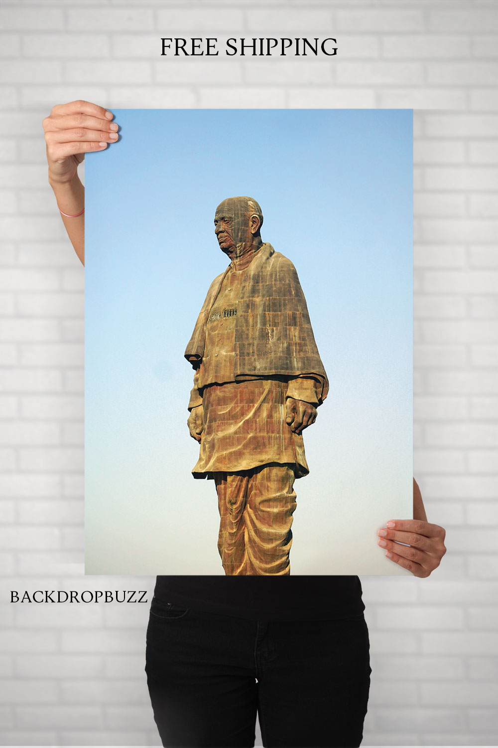 Statue Of Unity Potrait Poster 18 × 28 inches #52331 | DesiClik.com, USA