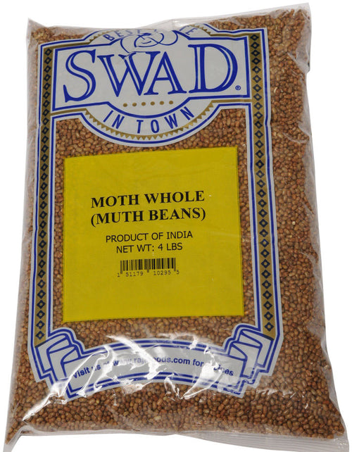 Swad Muth Whole (Muth Beans) 4lbs #53380 | DesiClik.com, USA