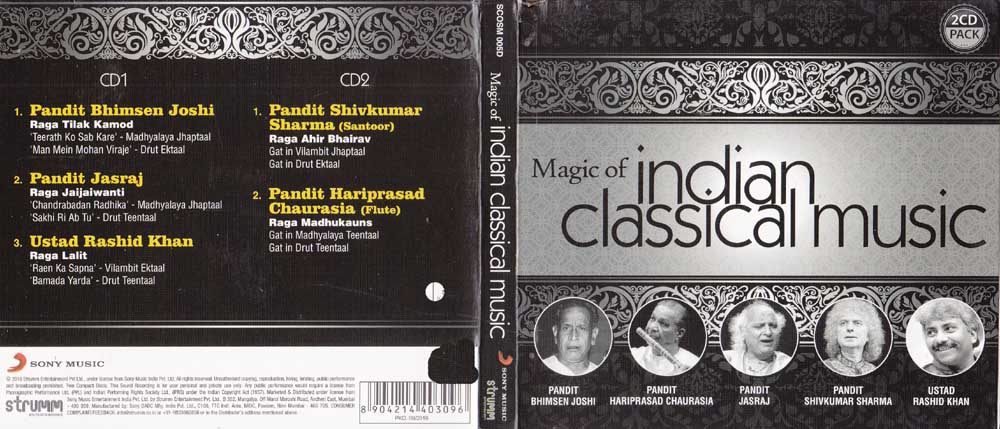 Magic Of Indian Classical Music Audio CD #26065 | DesiClik.com, USA