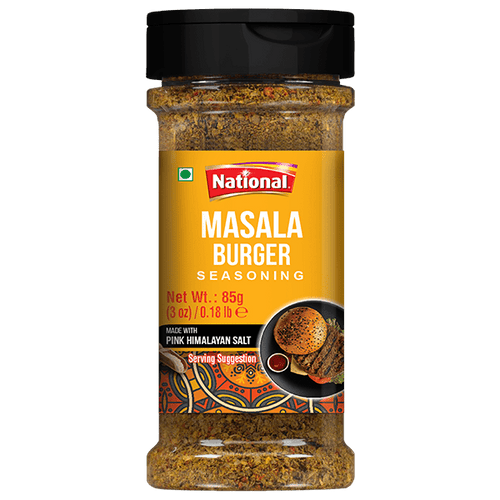 National Masala Burger Seasoning 85g (3 oz) #56402 | DesiClik.com, USA