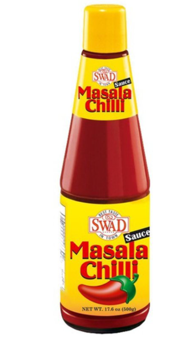 Swad Masala Chilli Sauce, 17.6oz (500g) #52222 | DesiClik.com, USA
