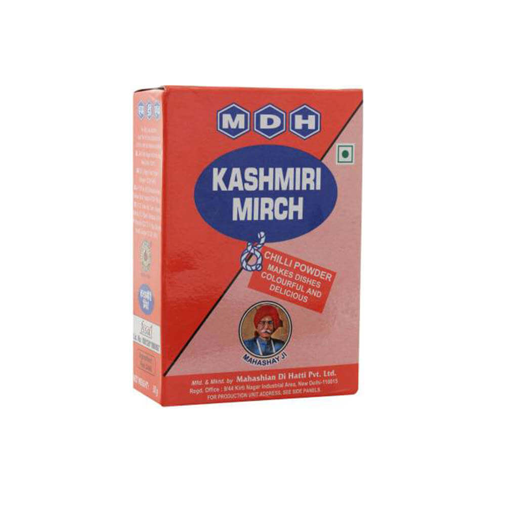 MDH Kashmiri Chili Powder 100 gm #43625 | DesiClik.com, USA