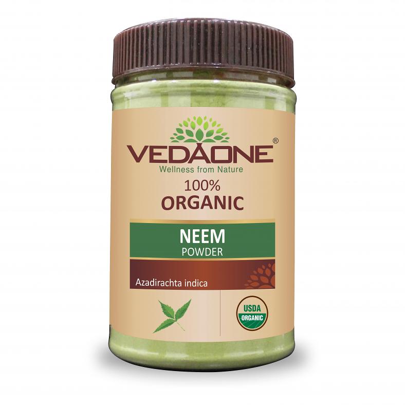 Vedaone Organic Neem Powder For Mild Acne & Healthy Skin - #35072 ...