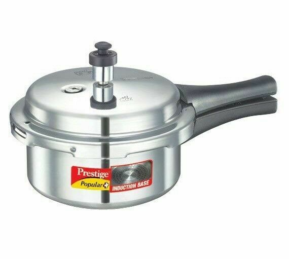Prestige Popular Plus 2 Liter Aluminum Body Pressure Cooker 2 Litre ...
