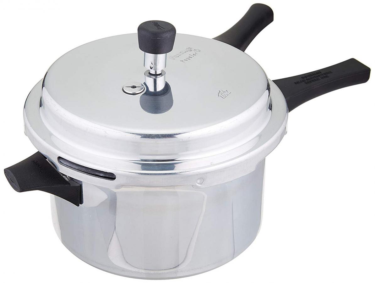 Prestige Popular Plus 4 Liter Aluminum Body Pressure Cooker 4 Litre ...