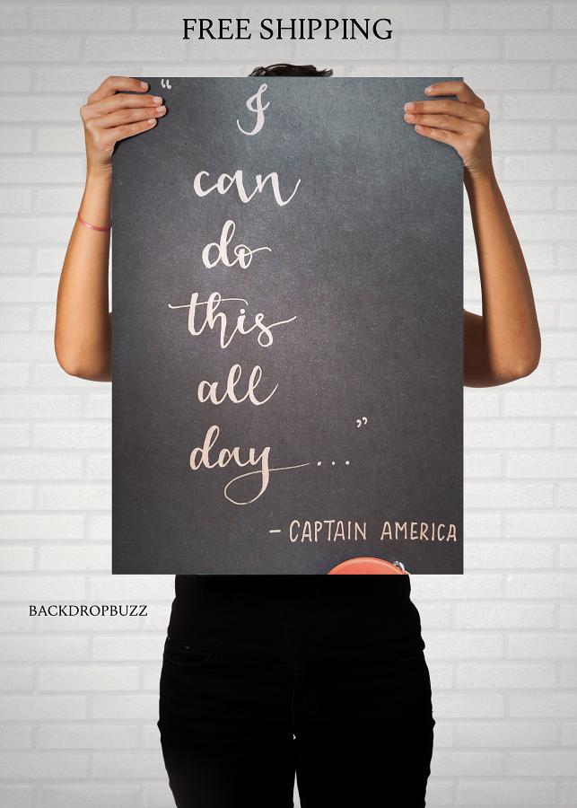 I can Do This All Day potrait poster 18 × 28 inches #52007 | DesiClik ...