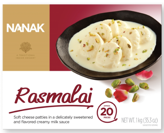 Nanak Rasmalai - 35.3 oz / 1 Kg (Approx 20 Pieces) #47967 | DesiClik ...