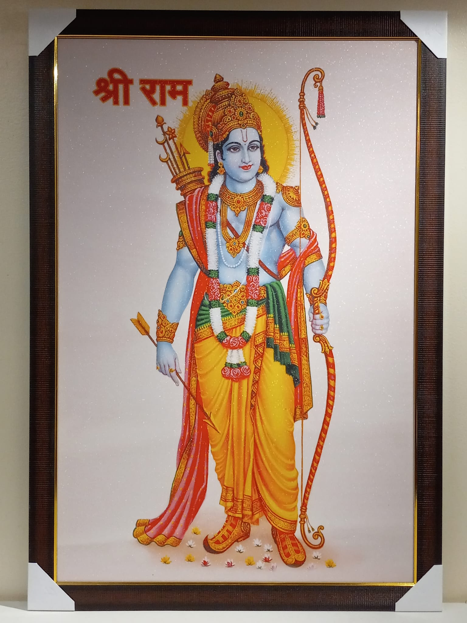 Beautiful Wooden Framed Canvas Print Picture of Ramji # 1 - 23 x 33 ...