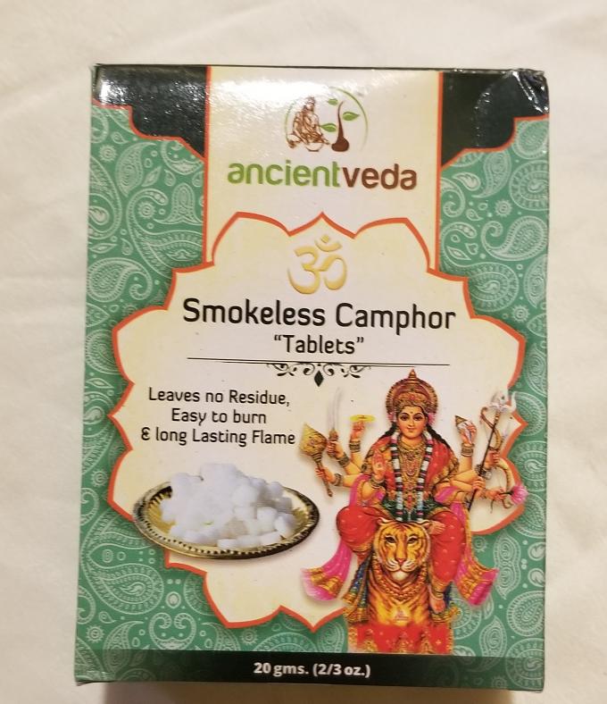 Camphor Kapur Smokeless Tablets 20 Grams #37408 | DesiClik.com, USA