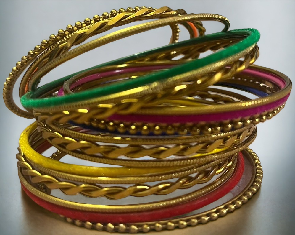 Fancy Traditional Multi-Color Bangles #57289 | DesiClik.com, USA