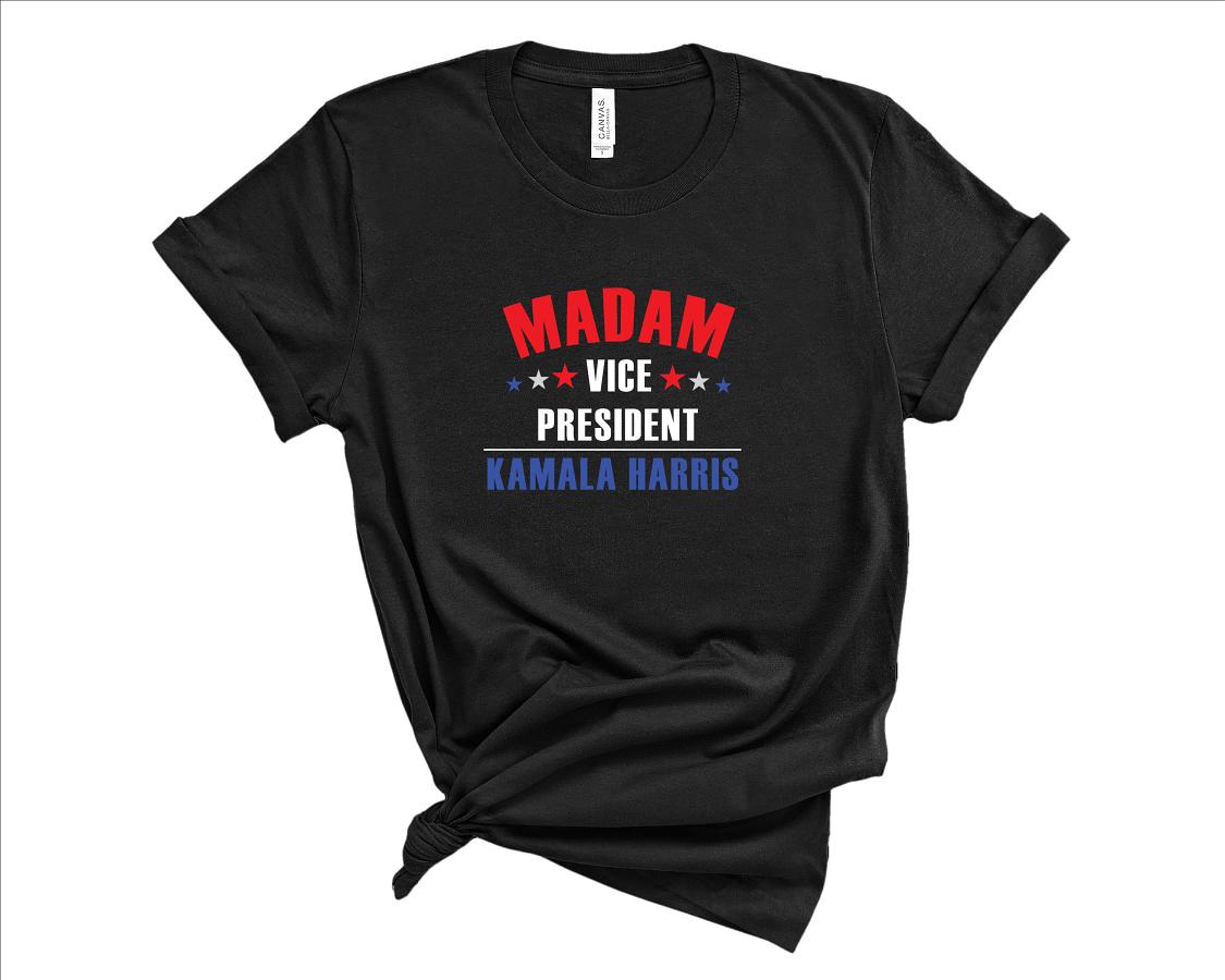 Madam Vice President Kamala Harris Unisex Tshirt #52170 | DesiClik.com, USA