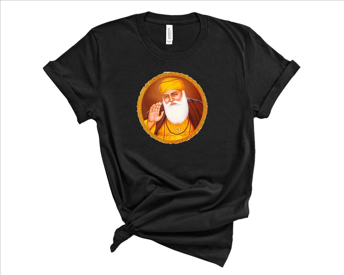 Guru Nanak Artwork Unisex T-shirt #52075 | DesiClik.com, USA