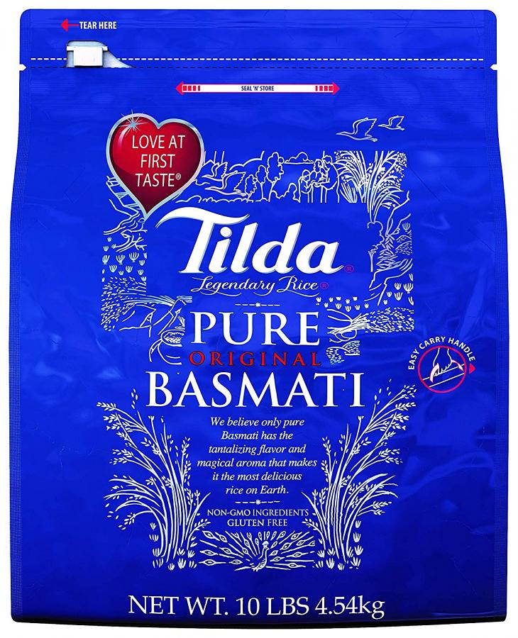 Tilda Legendary Rice, Pure Original Basmati, 10 Pound #38217 | DesiClik ...