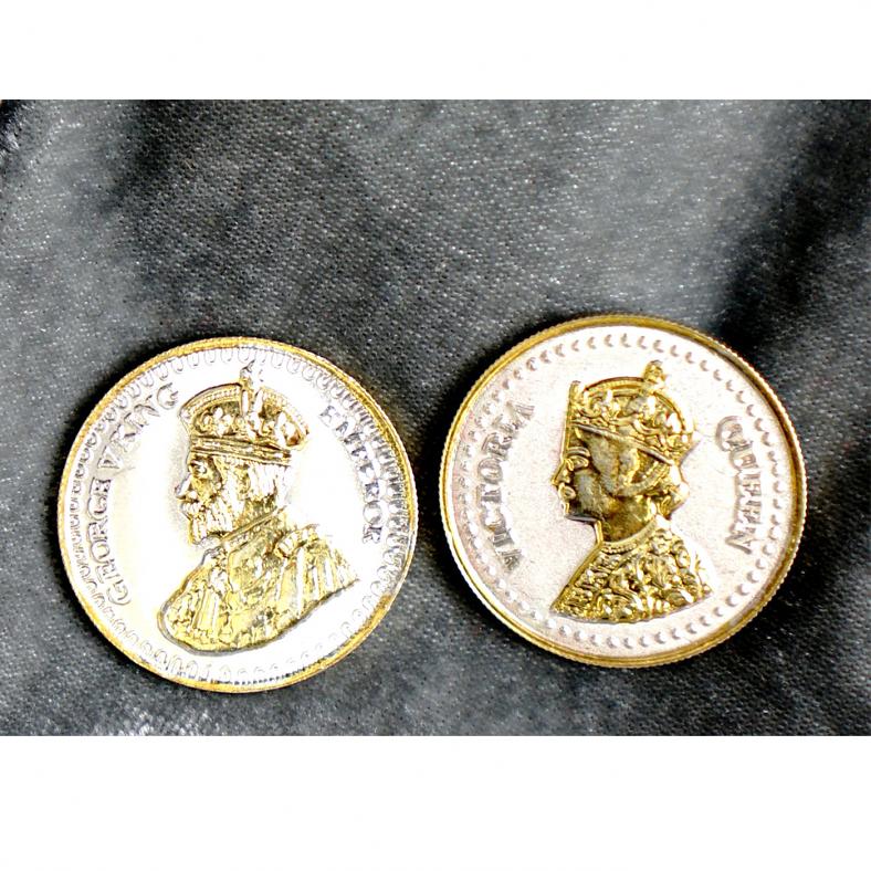 10 Gms Each King & Queen Silver Coin Pure Silver for Gifting #29448 ...