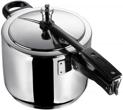 Vinod 5 L Stainless Steel Inner Lid Sandwich Bottom Pressure Cooker, 5L ...