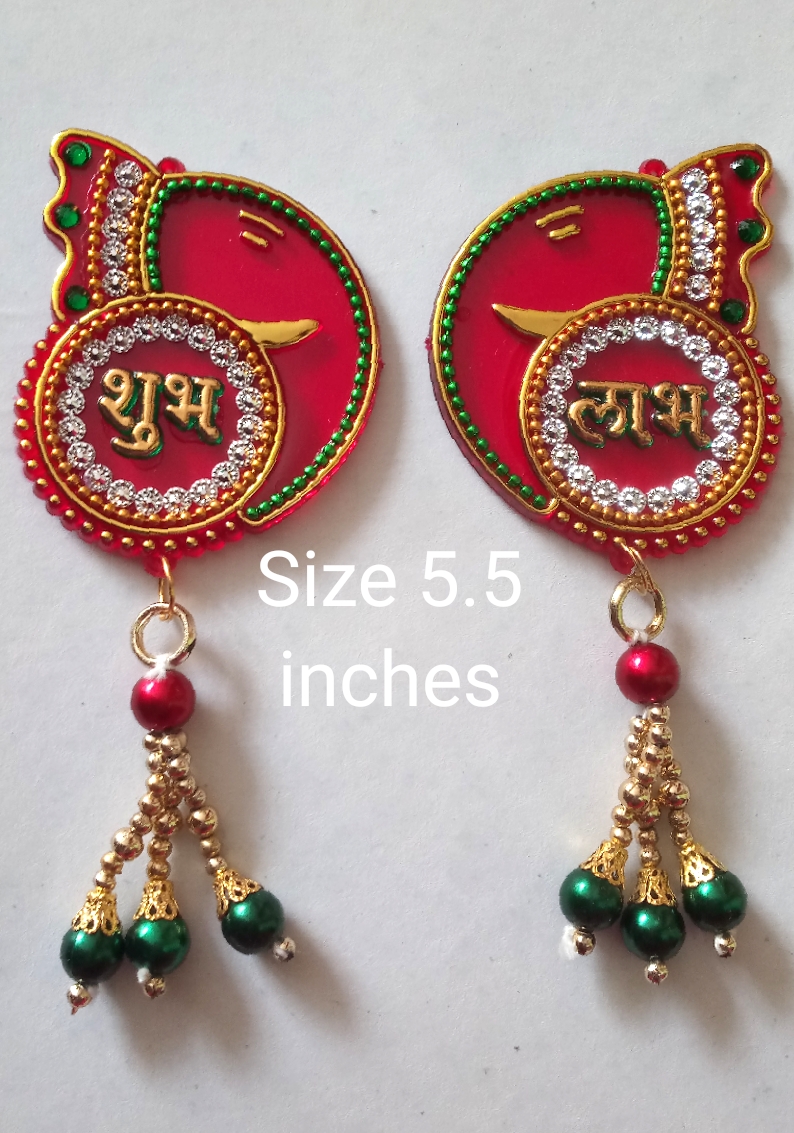 Ganesh Wall Hanging Acrylic Festive Diwali Decor #44247 | DesiClik.com, USA