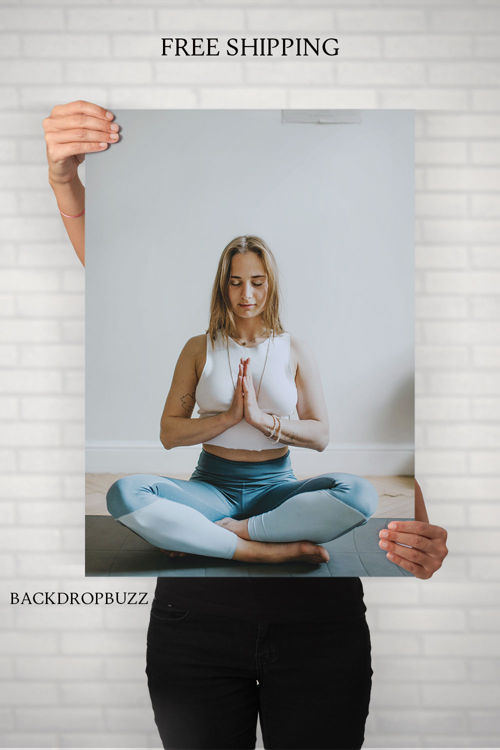 Yoga Pose Girl potrait poster 18 × 28 inches #52022 | DesiClik.com, USA