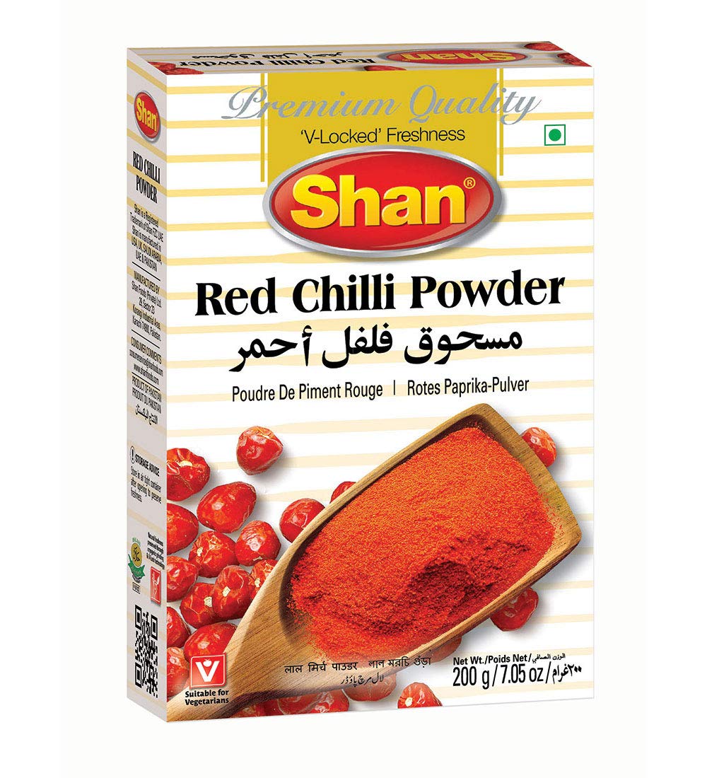 Shan Red Chilli Powder 200 gms #45663 | DesiClik.com, USA