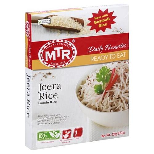 MTR Ready to Eat - Jeera Rice 8.82oz (250g) #51478 | DesiClik.com, USA