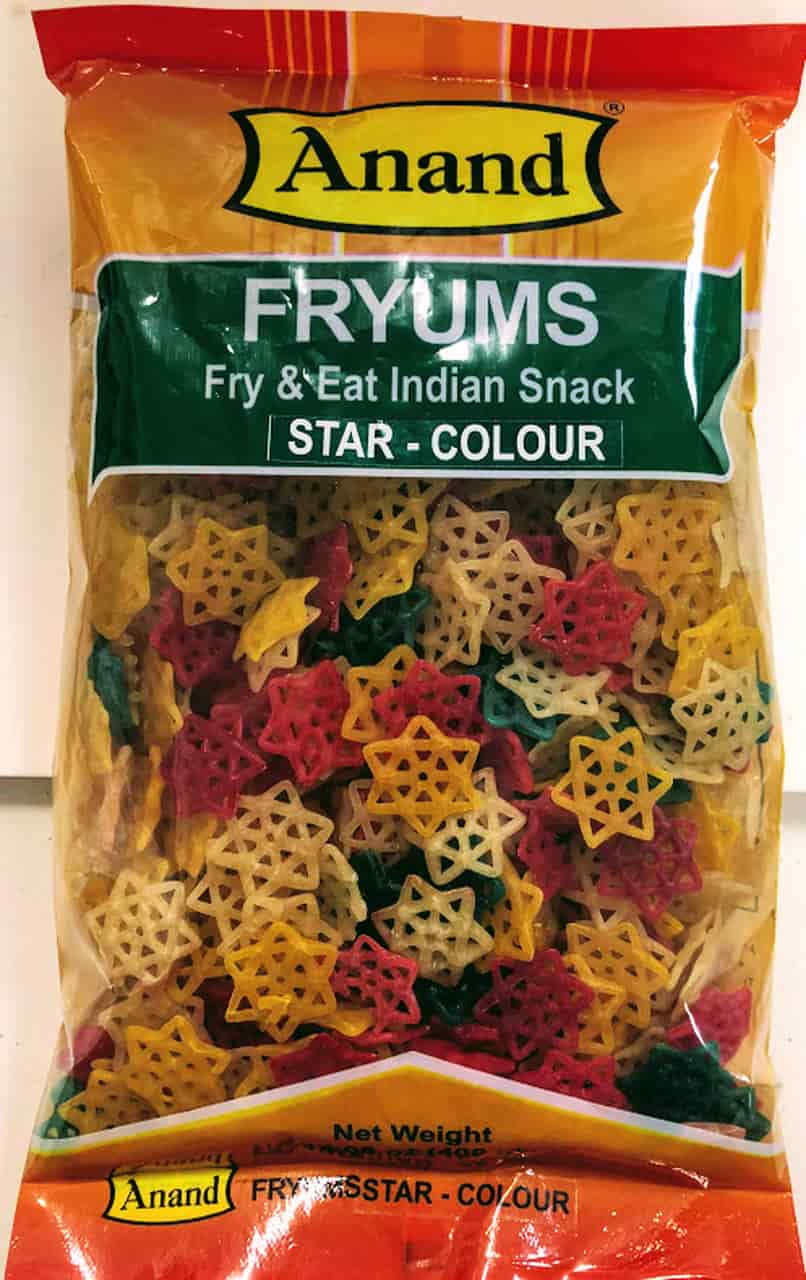 Anand Color Fryums Star 400 gm #39946 | DesiClik.com, USA