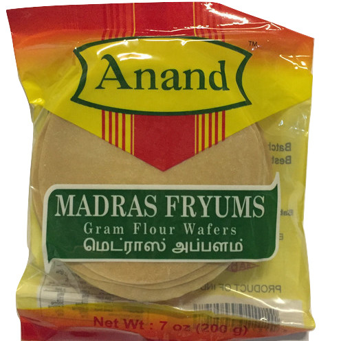 Anand Madras Papad 200 Gm #39400 | DesiClik.com, USA
