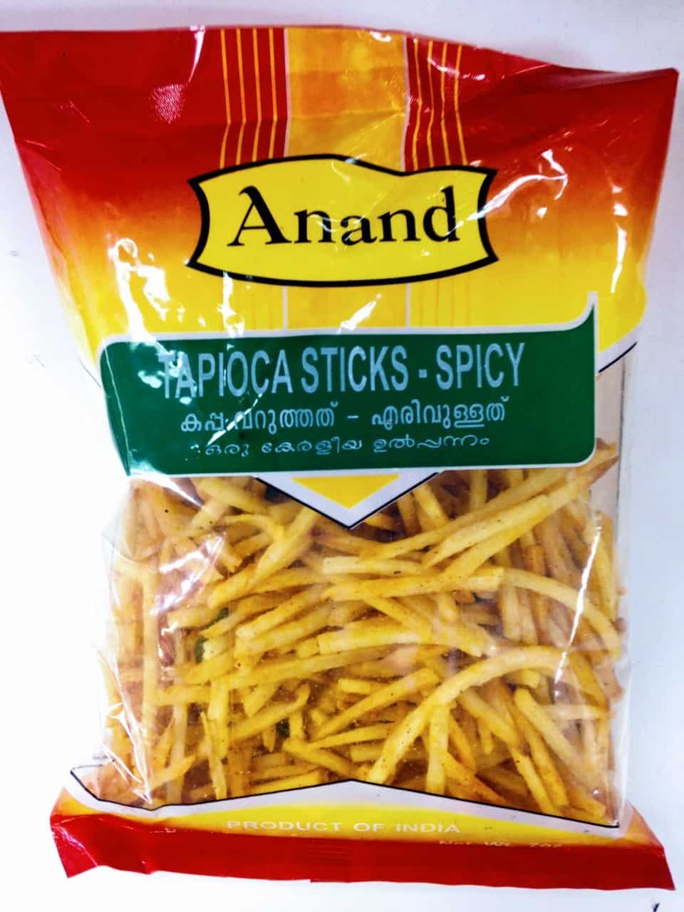 Anand Tapioca Sticks Spicy 200 gm #39949 | DesiClik.com, USA