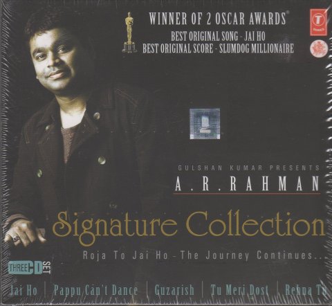 AR Rahman - Signature Collection Roja to Jai Ho, Hindi Video DVD, Viedo ...