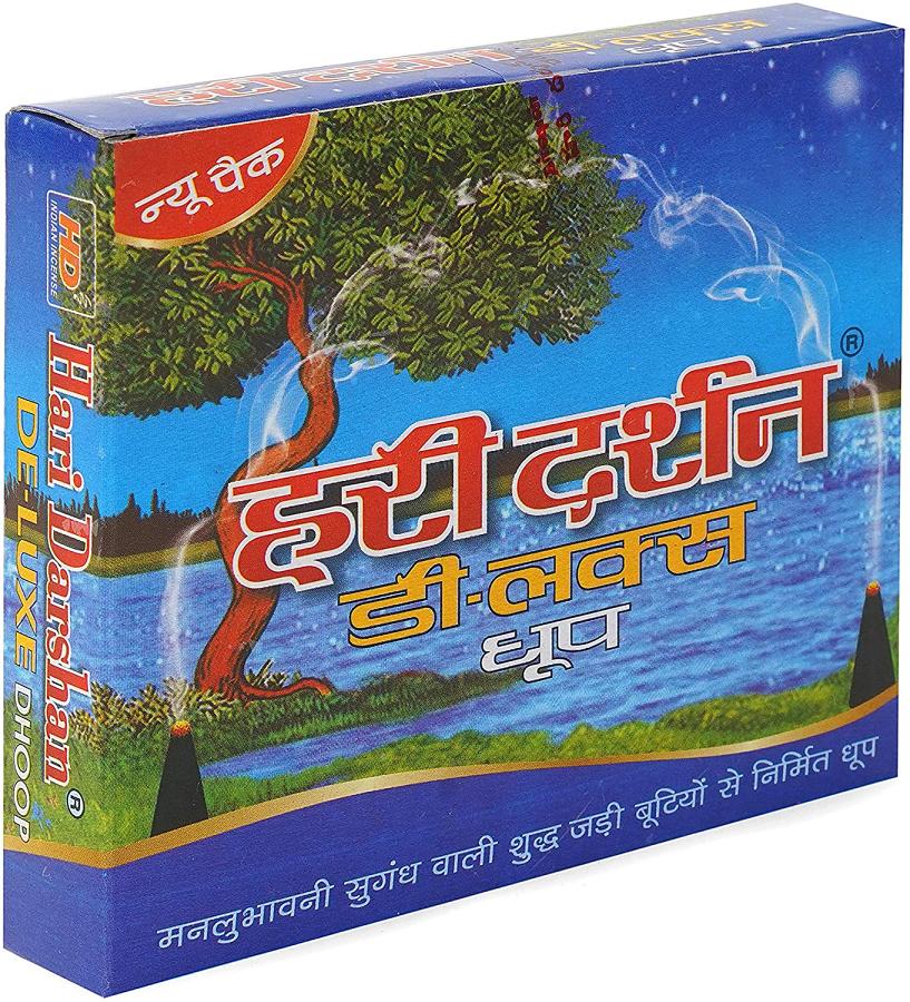 Hari Darshan Deluxe Dhoop 10 sticks x 12 pkts #55714 | DesiClik.com, USA