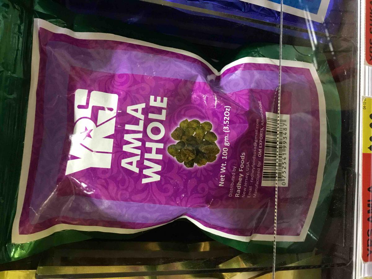 YRS Amla-whole 100 gms #49715 | DesiClik.com, USA