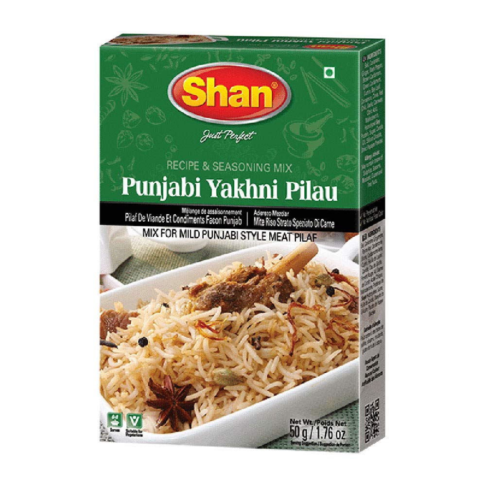 Shan Seasoning Mix - Punjabi Yakhni Pilau 50 gms #45770 | DesiClik.com, USA