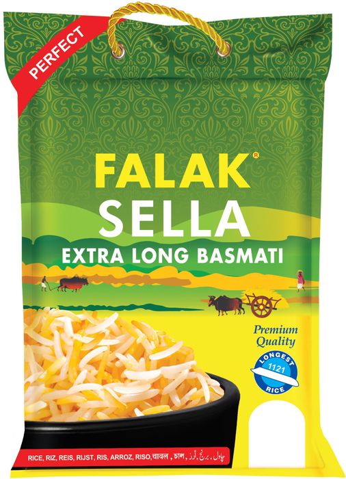 Falak Sella Xtra Long Basmati 20 lbs #49572 | DesiClik.com, USA