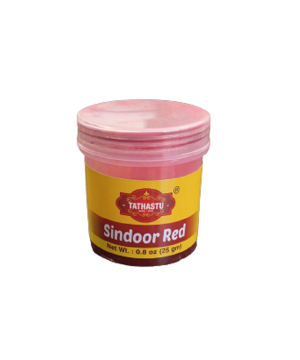 Tathastu Sindoor Red 25 gm #55623 | DesiClik.com, USA