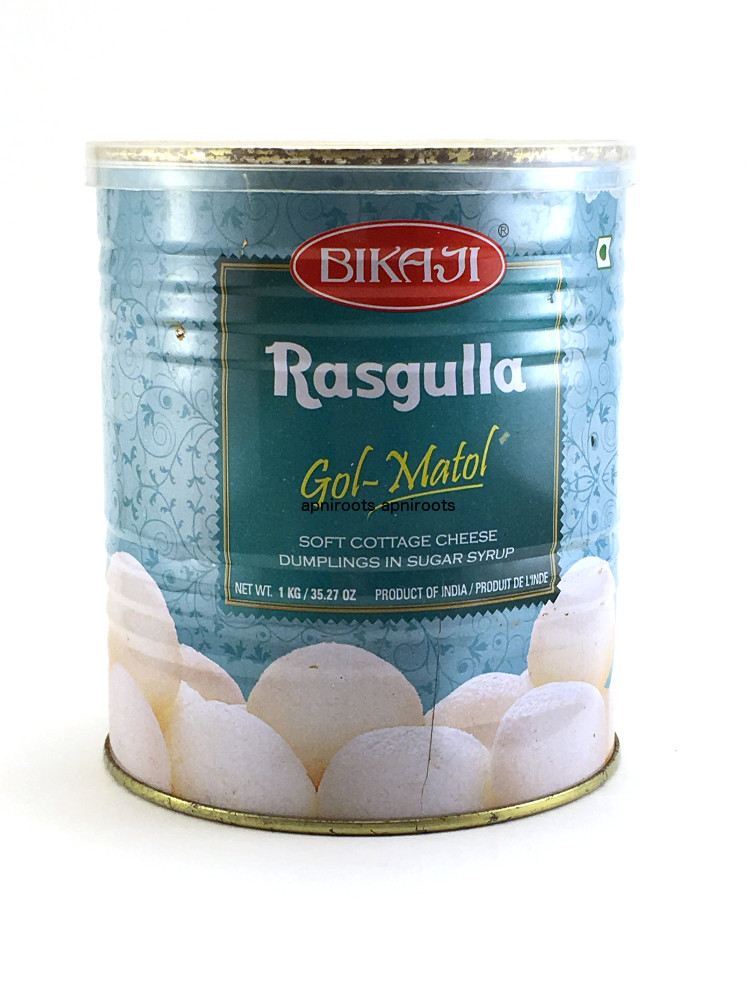 Bikaji Rasgulla Sweet 1 kg #36093 | DesiClik.com, USA