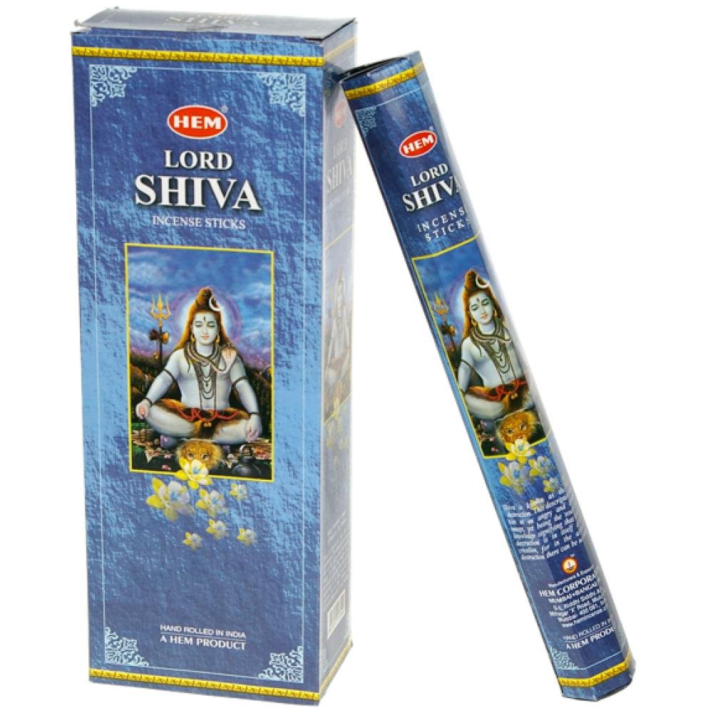 Lord Shiva Hexa Incense Stick, 6packs X 20 Sticks= 120 Sticks #55600 ...