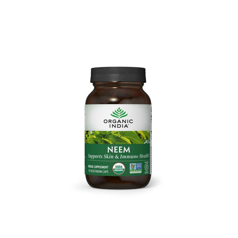 Organic India Neem 90 caplets #49917 | DesiClik.com, USA