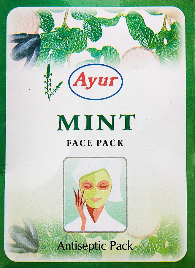 Ayur Mint Face Pack 100 gms #45280 | DesiClik.com, USA