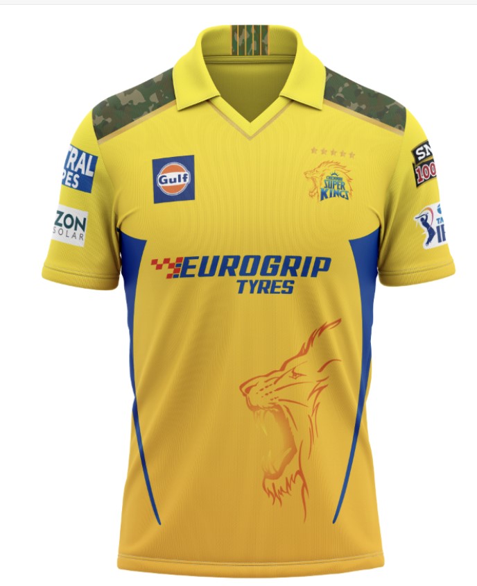 CHENNAI SUPER KINGS official FAN Jersey 2024 #59543 | DesiClik.com, USA