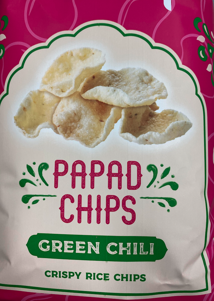 Deep Papad Chips Green Chilli 100 gms #51140 | DesiClik.com, USA