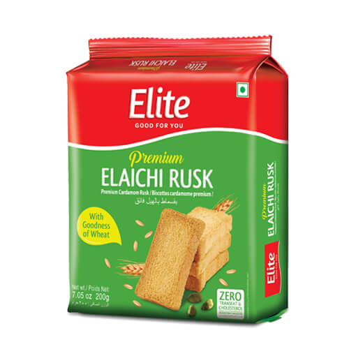 ELITE premium Elaichi Rusk 480 gms #50479 | DesiClik.com, USA