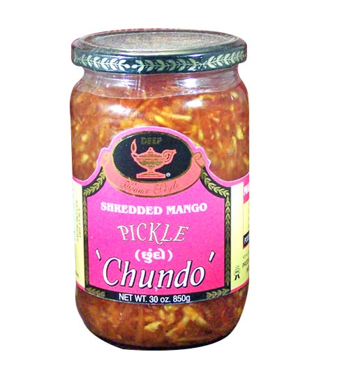 Deep Chundo Shredded Mango Pickle 10 oz #36187 | DesiClik.com, USA