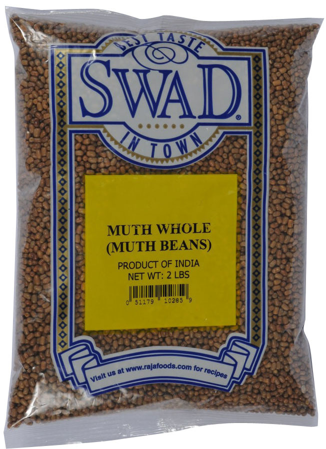 Swad Muth Dal Split Muth Beans 2 lbs #50920 | DesiClik.com, USA